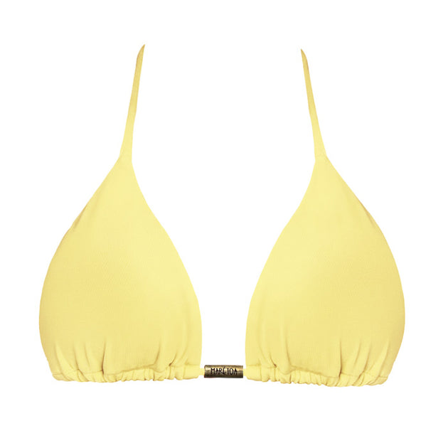 Solid Candy Yellow Brazilian Triangle Bikini Top – MARETOA BIKINIS USA